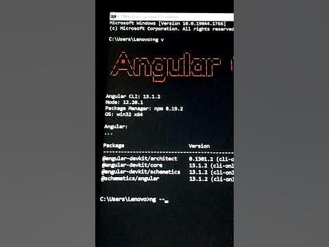 How to check angular CLI version in your PC 🔥 #angular #angularcli #version - YouTube