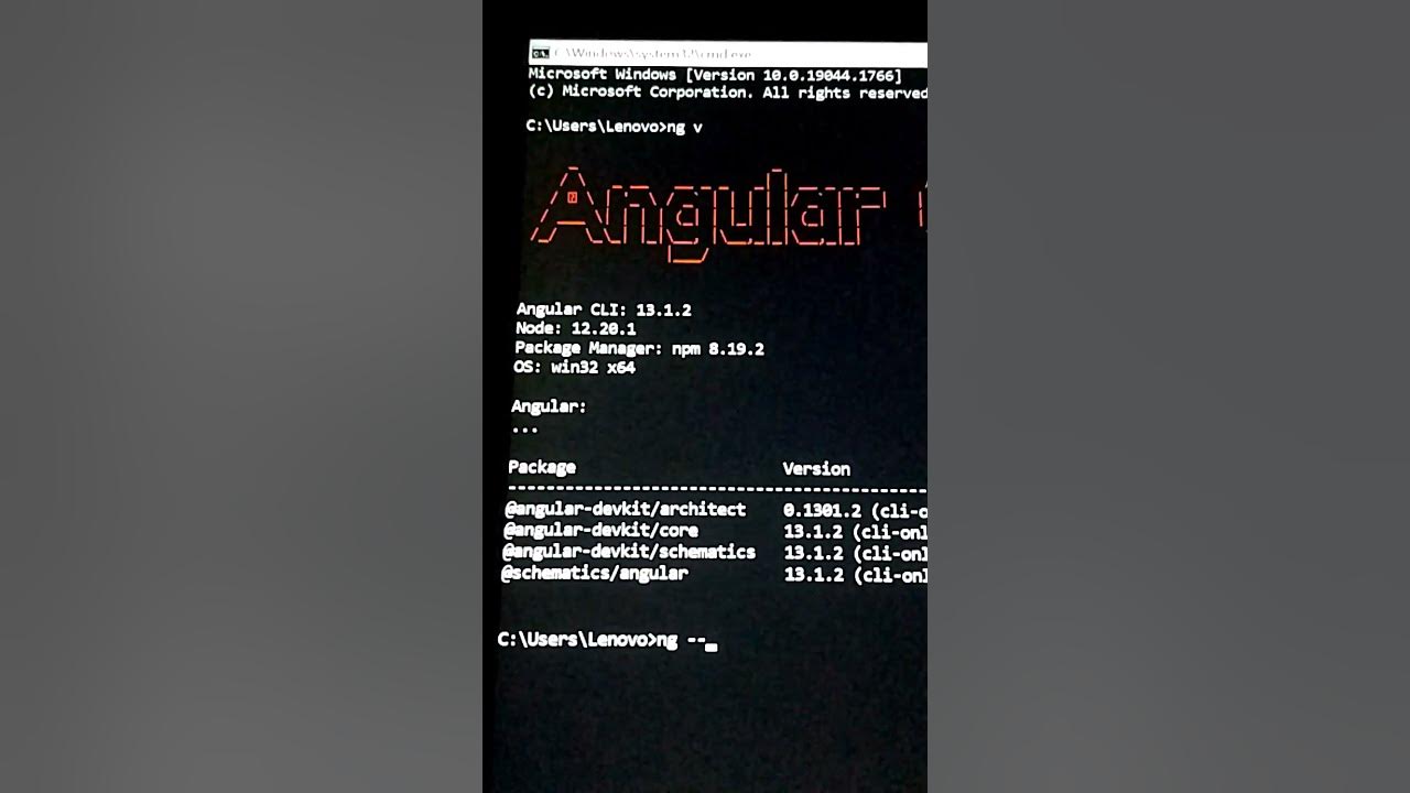 How to check angular CLI version in your PC 🔥 #angular #angularcli #version - YouTube