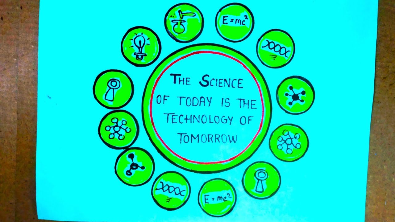 National Science Day Drawing | Science Day Drawing - YouTube
