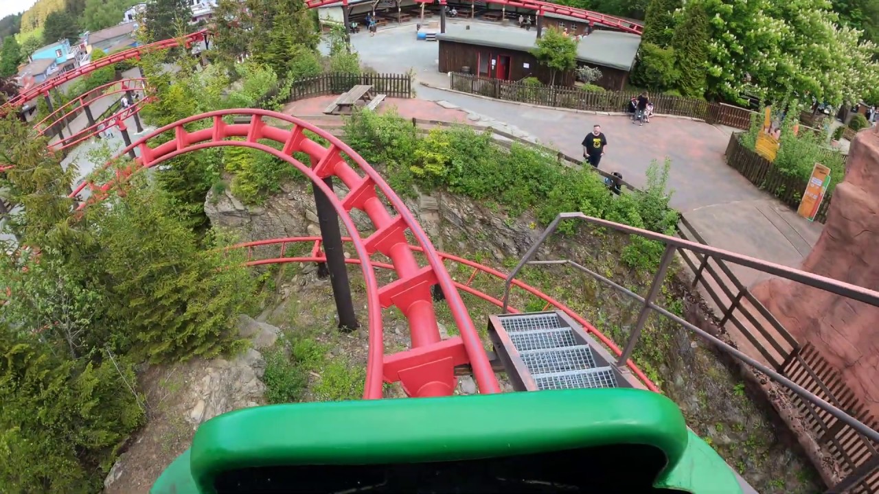 Devils Mine - 4K (Onride/Mittfahrt) Fort Fun Abenteuerland 2020 - YouTube