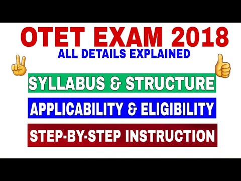 otet exam 2018 all details explained|| otet syllabus & structure ...