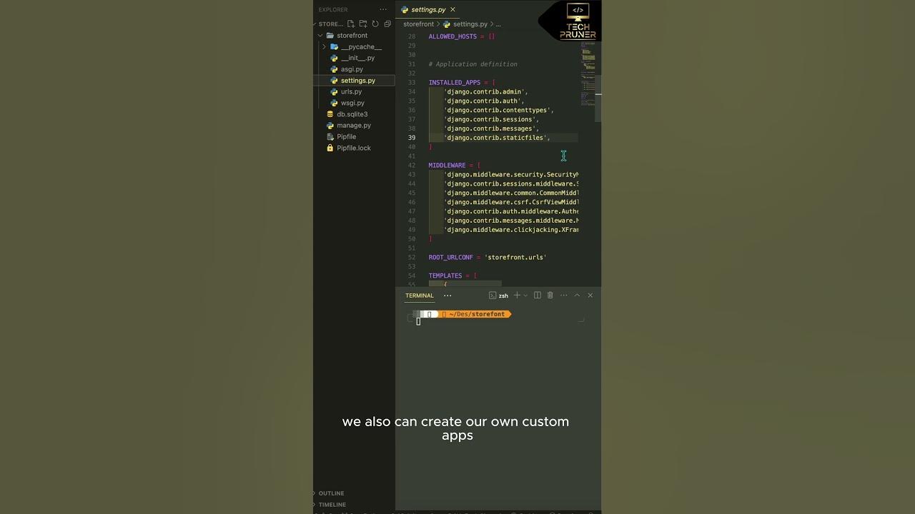 Django Tutorial 03 | Create First App | #django #python #shortvideo #shorts #shortsfeed # ...