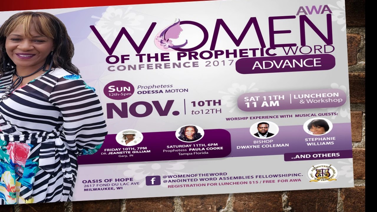 AWA Women Of The Prophetic Word - YouTube