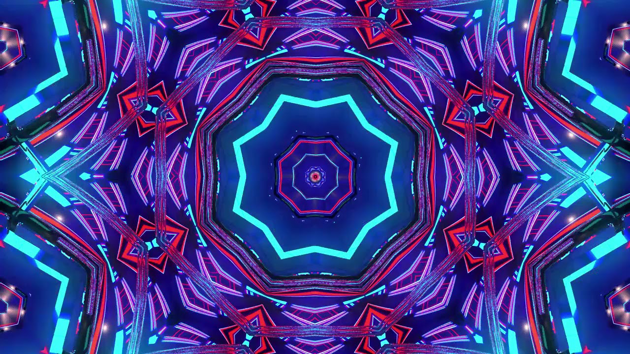 FREE Colorful Disco Kaleidoscope Background, led screens, video ...