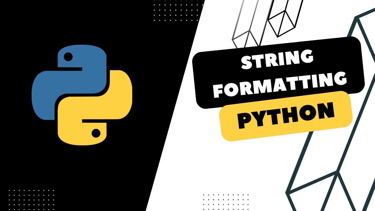 8 Python Tutorial For Beginners String Formatting Youtube