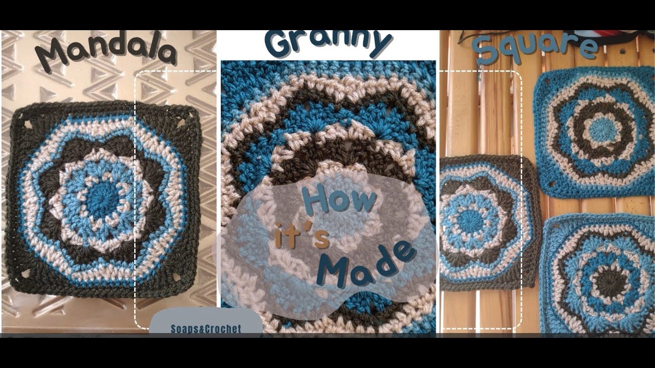 The Mandala Granny Square - A colorful pattern that makes beautiful ...