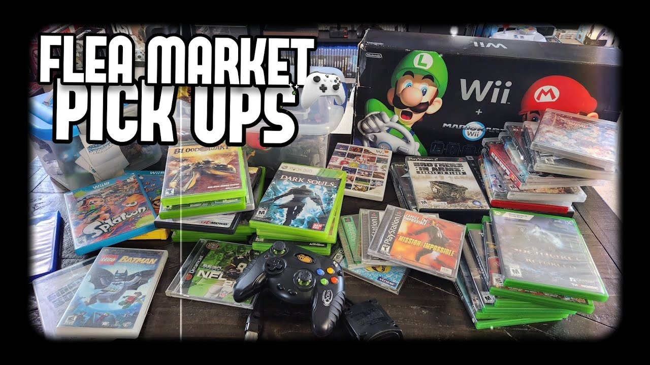 GAME HUNTING AT THE FLEA MARKET - YouTube