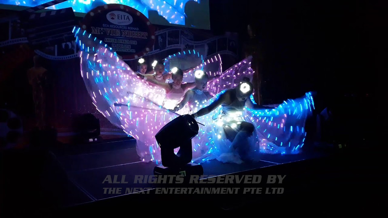 TNE LED Butterfly Dance - YouTube