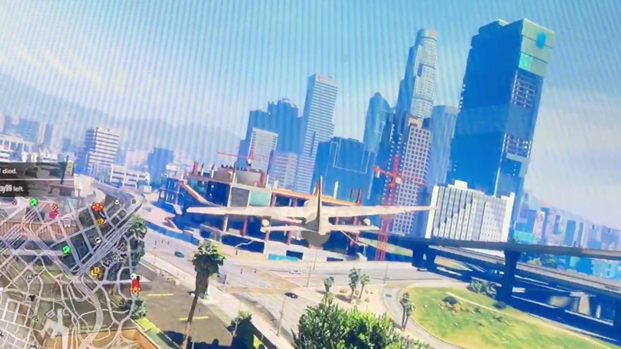 GTA flying backwards on Xbox one - YouTube