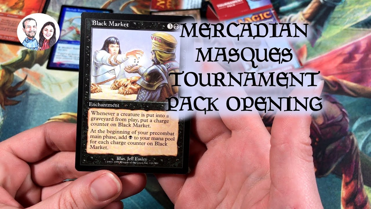 MTG Mercadian Masques Tournament Pack Opening - YouTube
