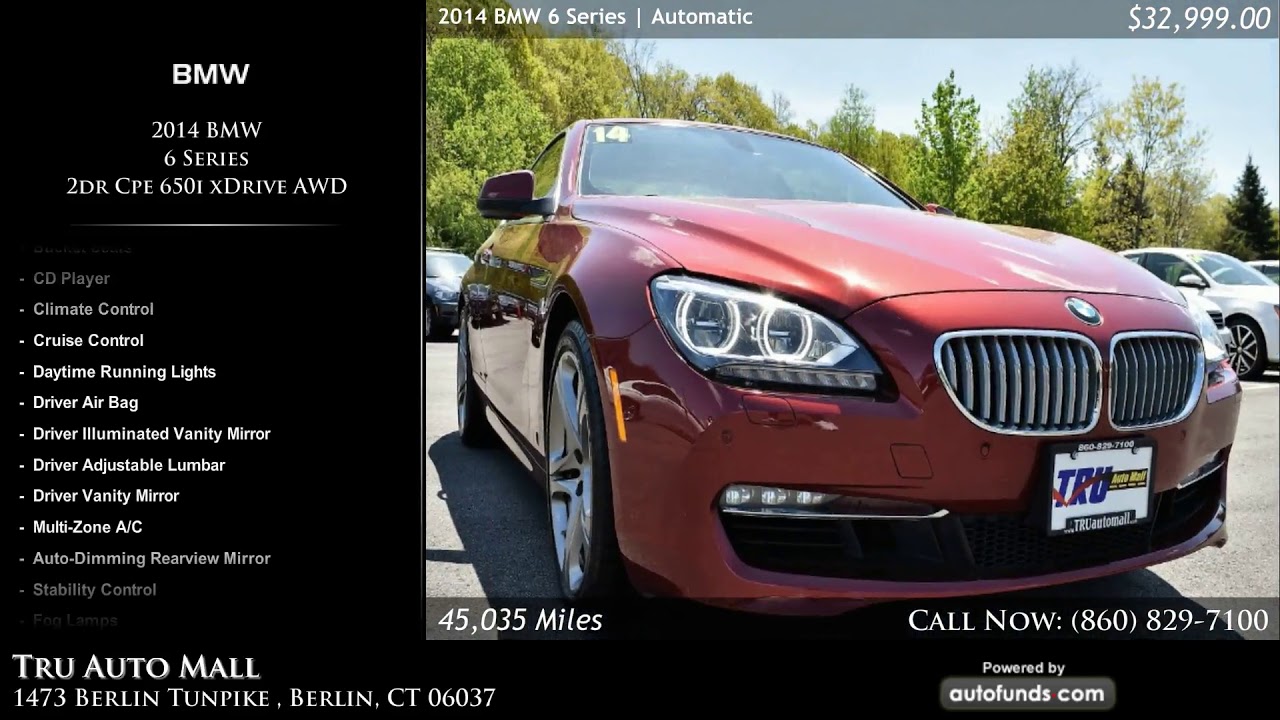 Used 2014 BMW 6 Series | Tru LLC DBA Tru Auto Mall, Berlin, CT - SOLD ...