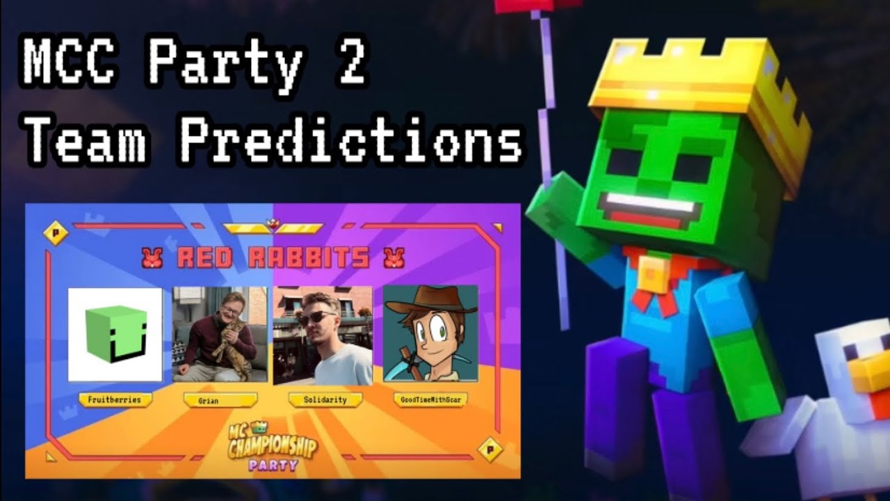 MCC Party 2 Team Predictions - YouTube