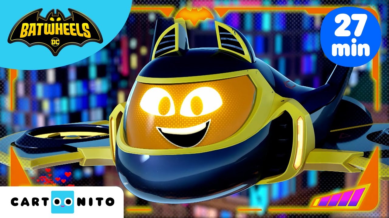 Батуинг лети впечатляващо | Batwheels | Cartoonito | Анимация за деца ...