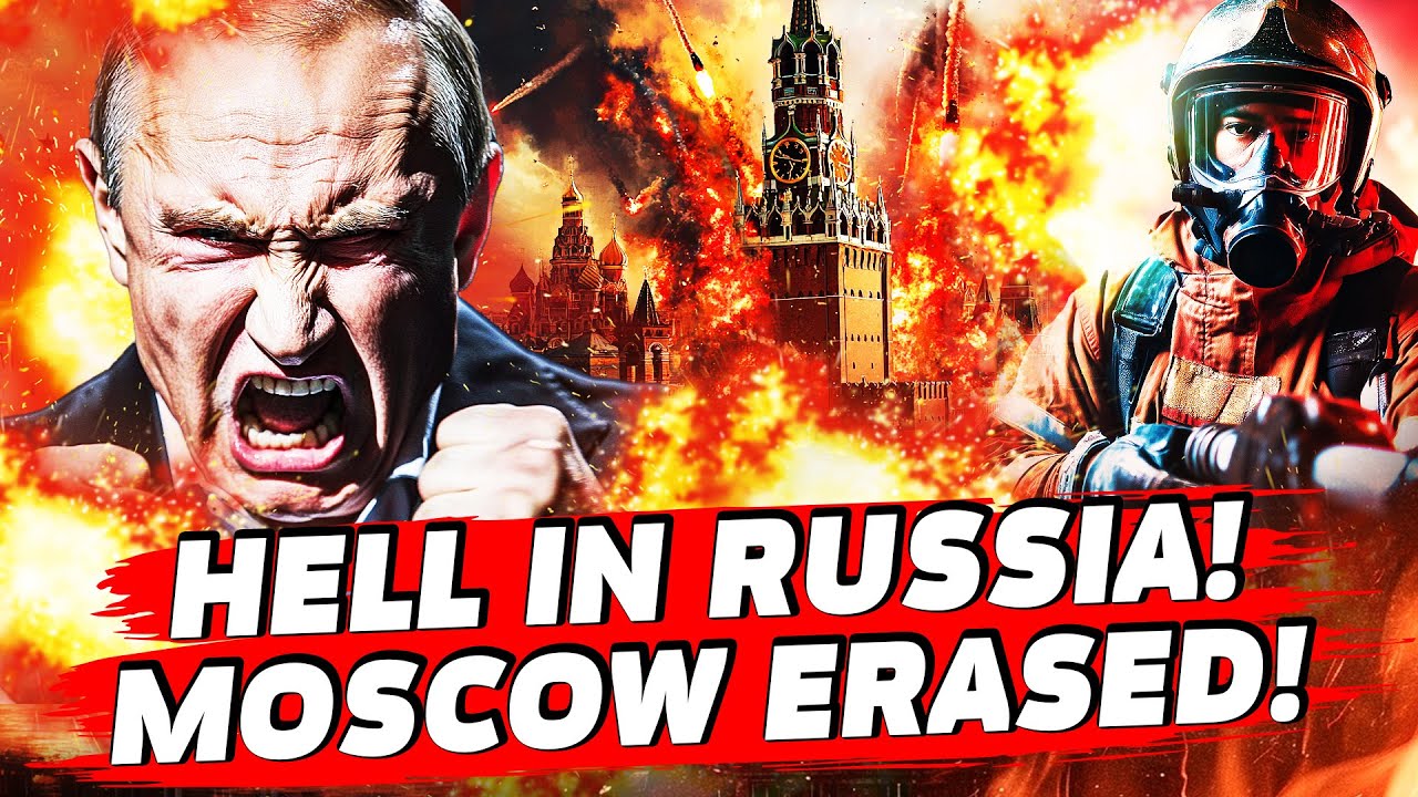 🔥STRIKE HITS CENTRAL MOSCOW! GOVERNMENT BUILDING IN FLAMES! RUSSIA’S ...