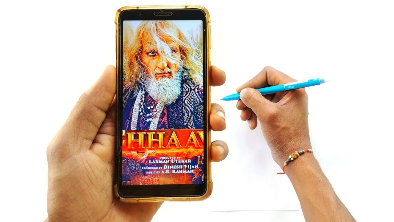 Chhaava movie drawing Akshaye Khanna, Outline Tutorial - YouTube