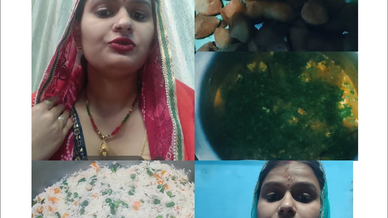 tilkuta chouth ke vrat par bnayi dal wati|| anniversary look ️ party ...