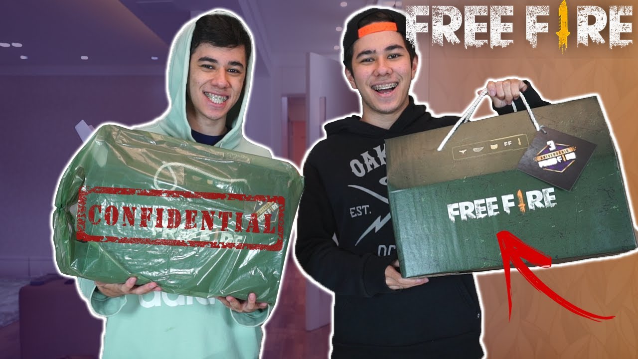 RECEBEMOS DOIS PACOTES CONFIDENCIAS DA GARENA DONA DO FREE FIRE! - YouTube