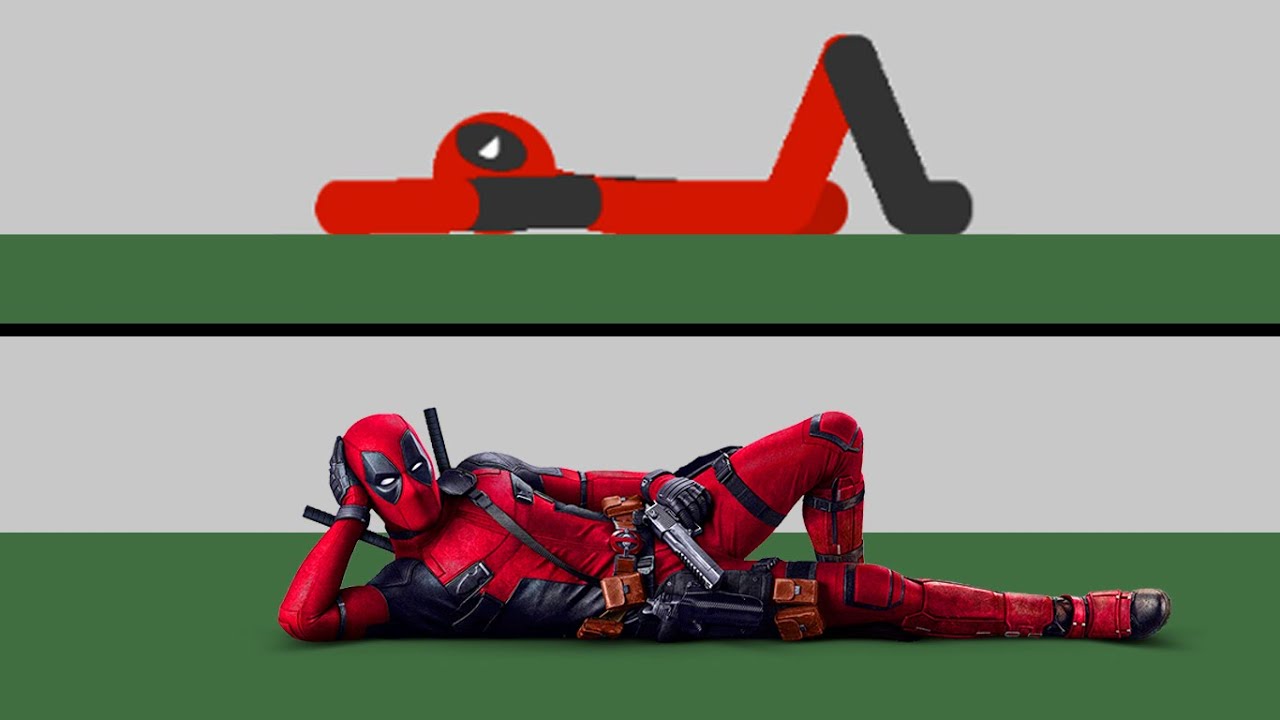 Stickman Dismounting / Deadpool Stairs and Holes Best Tricks - YouTube