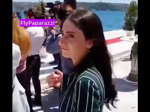 Behind kissing scene of Eda and Serkan Sen Cal Kapimi series