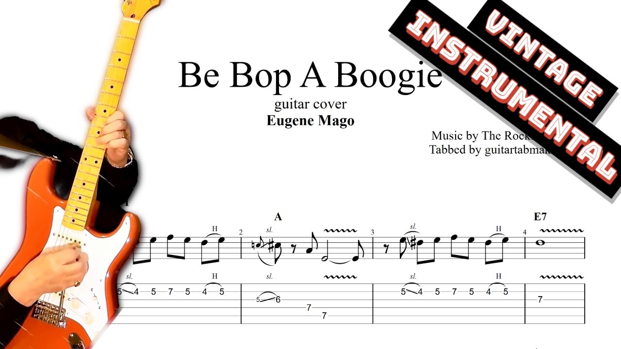 Be Bop A Boogie TAB - vintage instrumental guitar tabs (PDF + Guitar ...