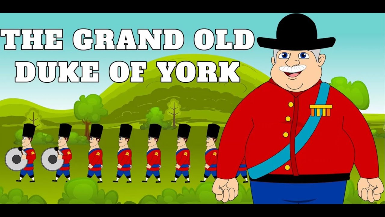 The Grand Old Duke Of York | Action Song | - YouTube
