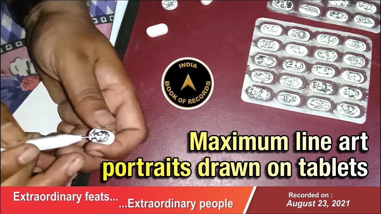 Maximum line art portraits drawn on tablets - YouTube