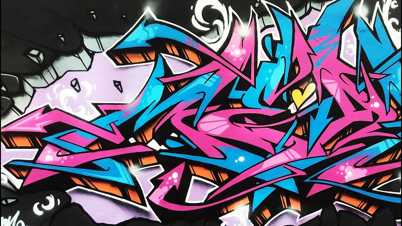 Painted Wildstyle Graffiti 2022 | Themeaseven - YouTube