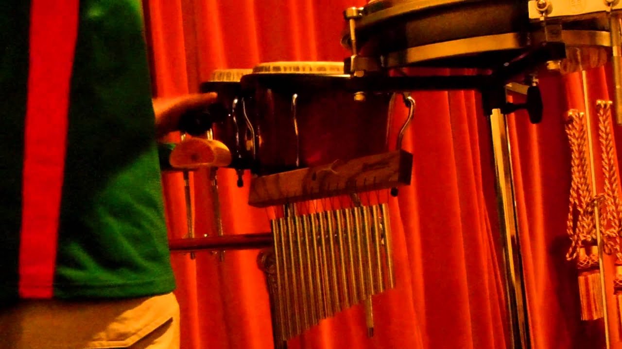 Conga, bongo, cow bell, chimes - YouTube