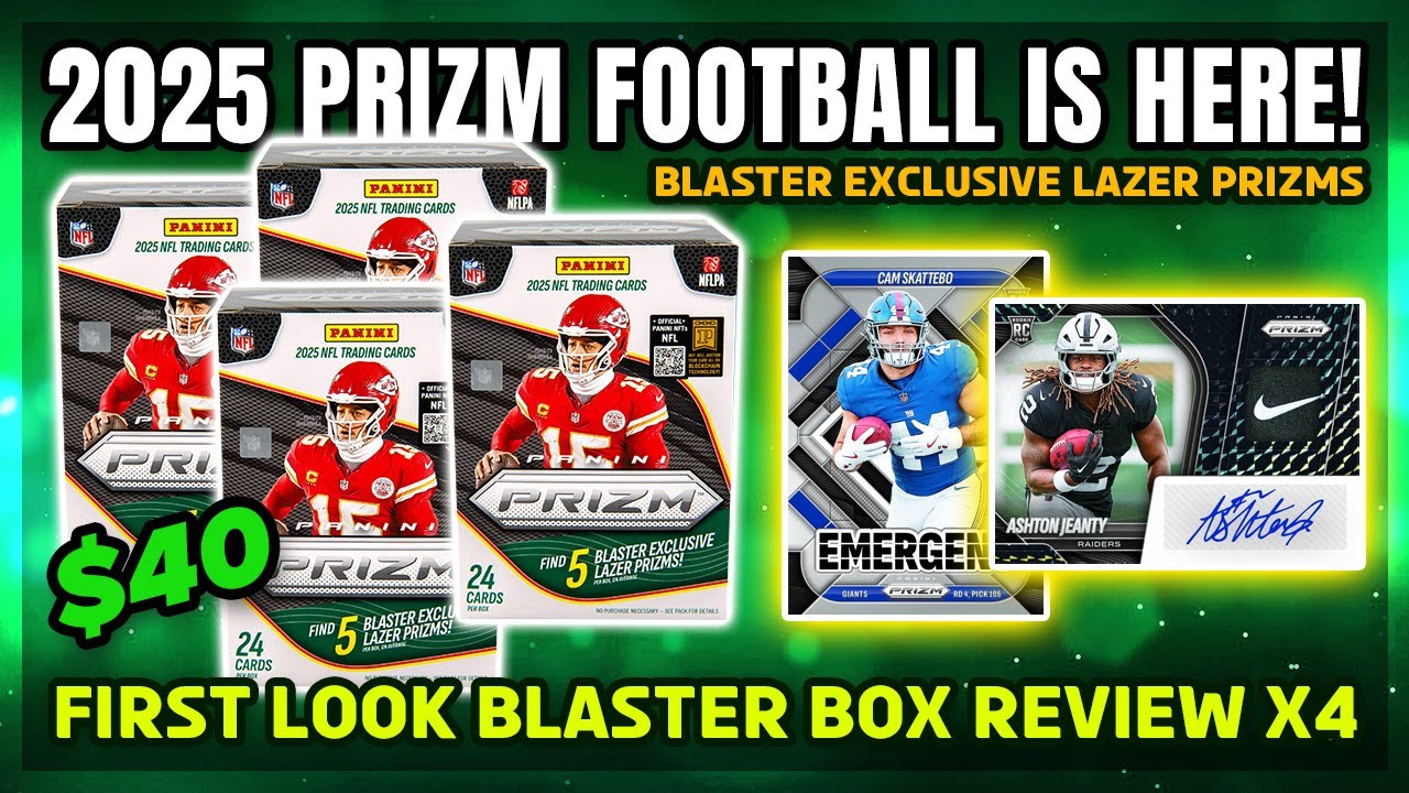 2025 PRIZM FOOTBALL IS HERE! Prizm Football Retail Blaster Box Review ...