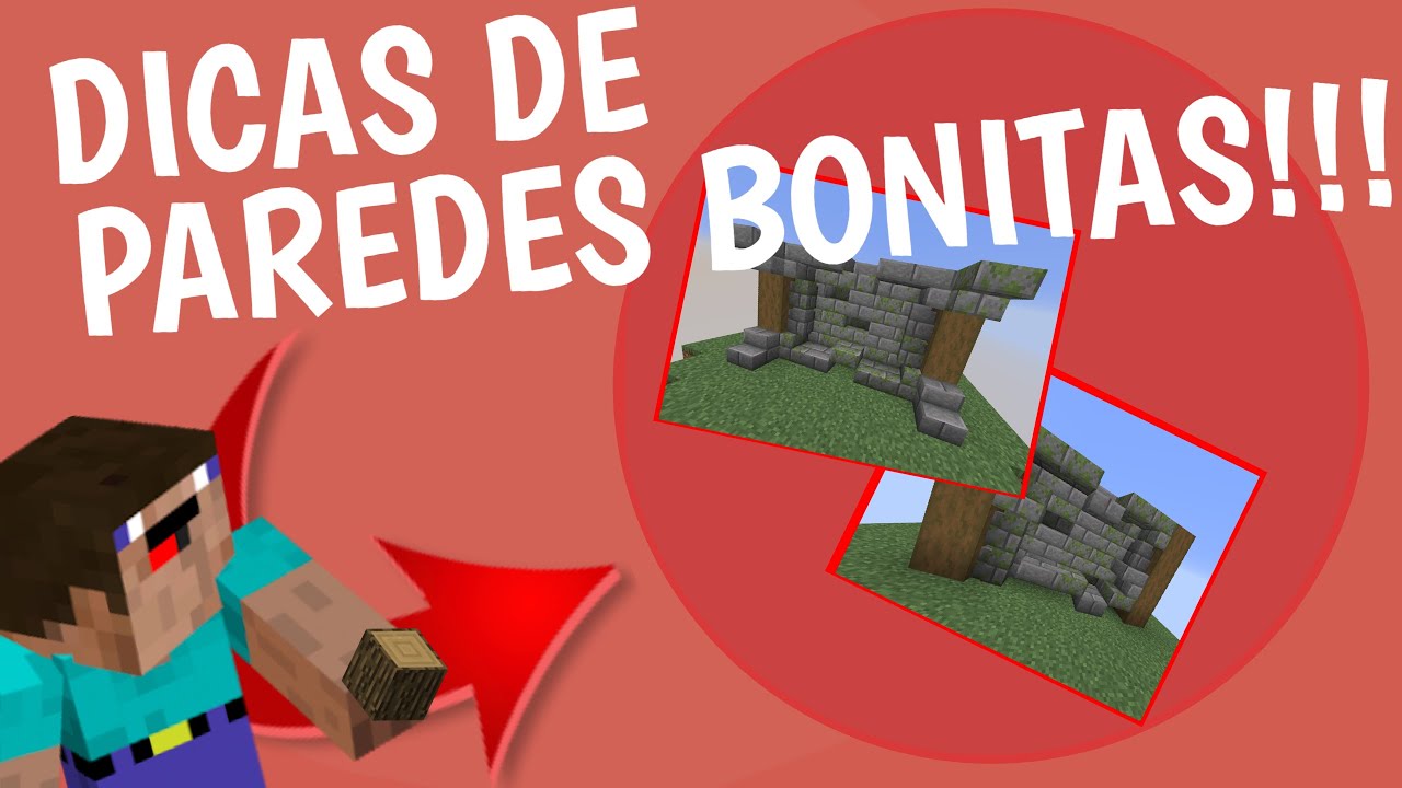 COMO FAZER uma PAREDE BONITA (MINECRAFT 1.15) - YouTube