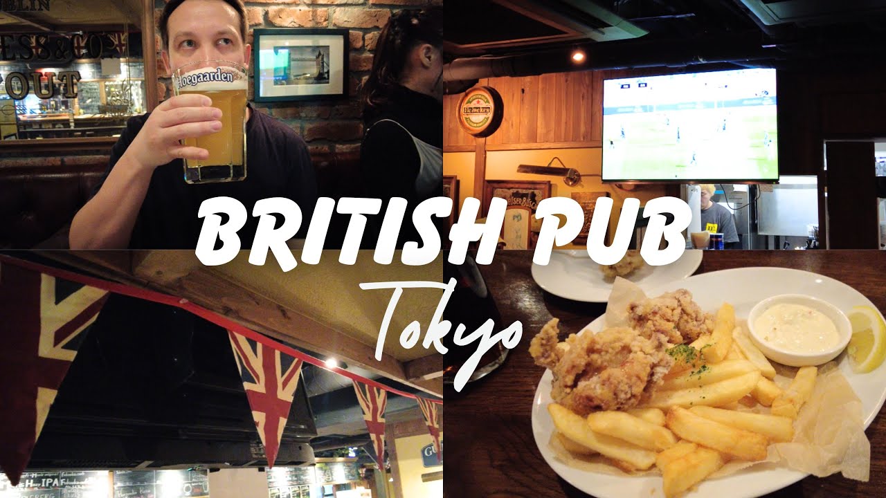 We went to a British Pub in Tokyo - YouTube