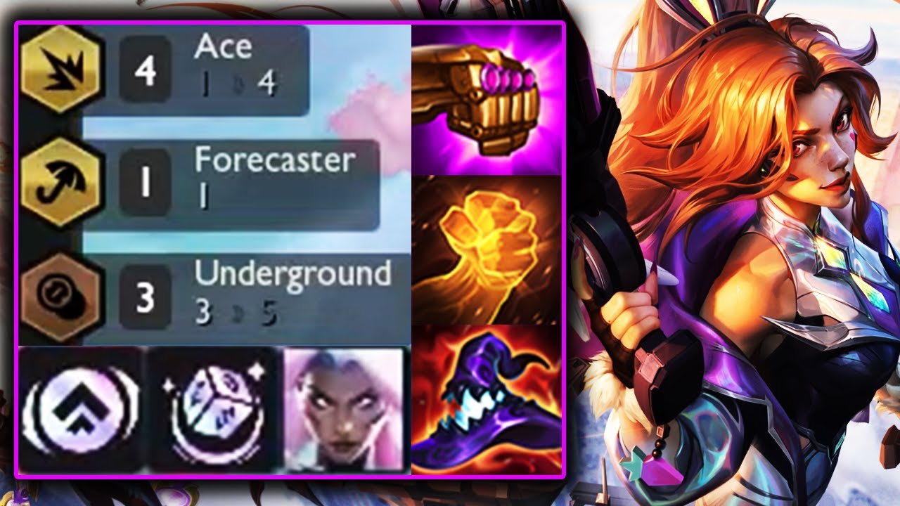 UNDERGROUND YENI GANIMETCI MİSS FOURTUNE CARRY ! | TFT Set 8 | Bahtam ...