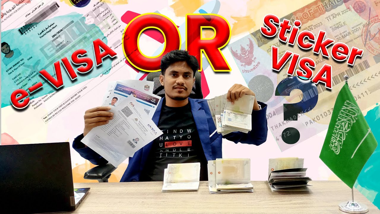 e-Visa or Sticker Visa Which is Better For Travel History || Between e ...