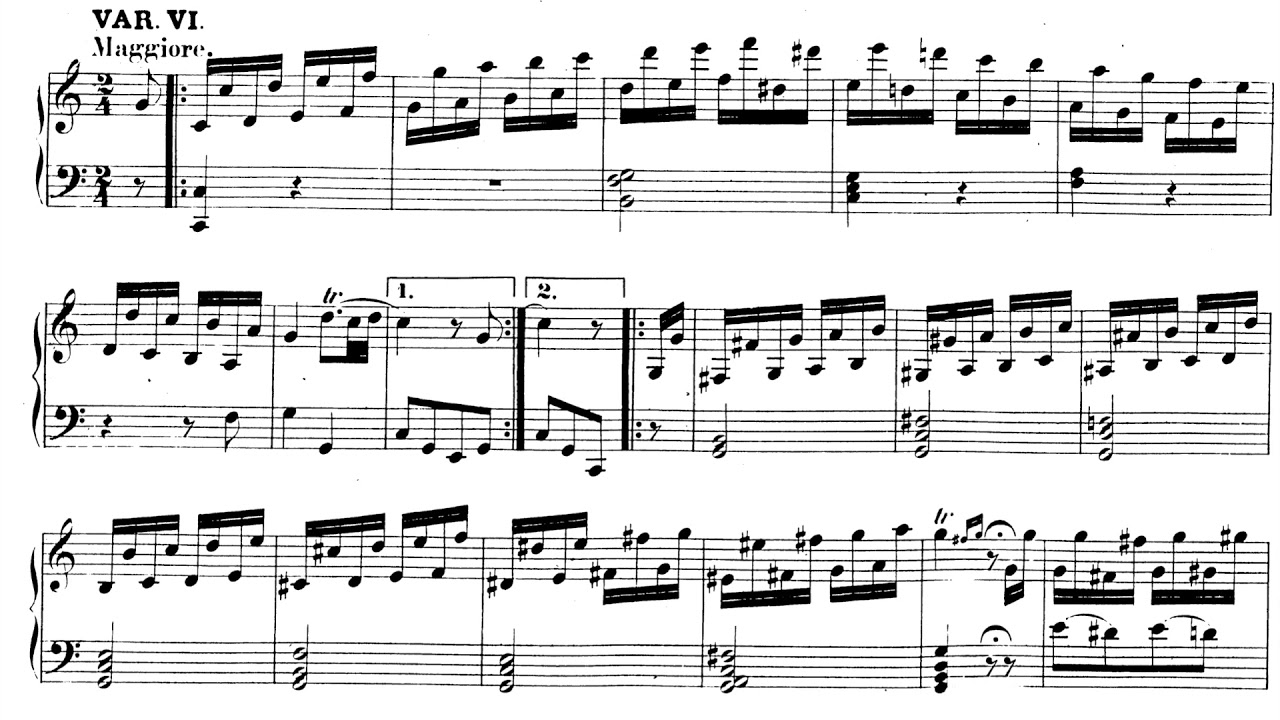 Mozart - 9 Variations on "Lison dormait", K. 264 - YouTube