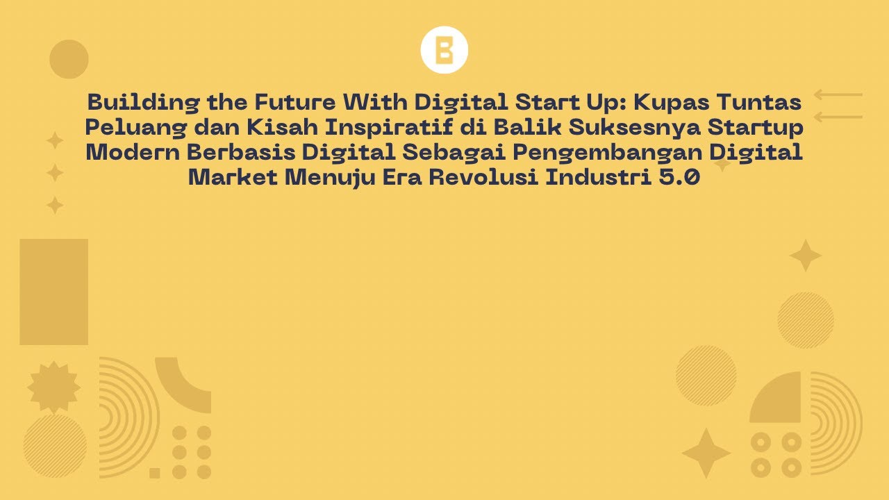 International Business Seminar Building the Future With Digital Start Up - YouTube