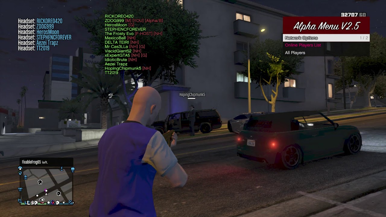 GTA 5 alpha mod menu showcase - YouTube