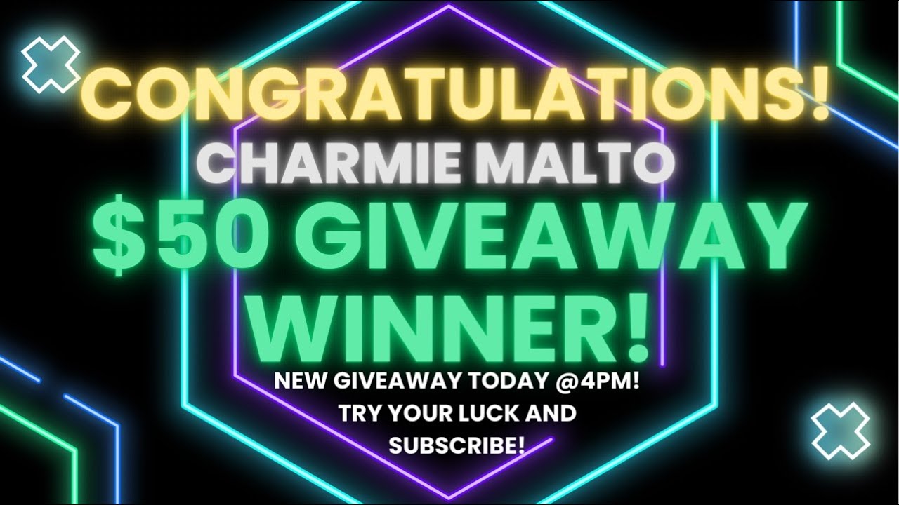 Paying GIVEAWAY WINNER!!! New giveaway tomorrow, GOOD LUCK! - YouTube