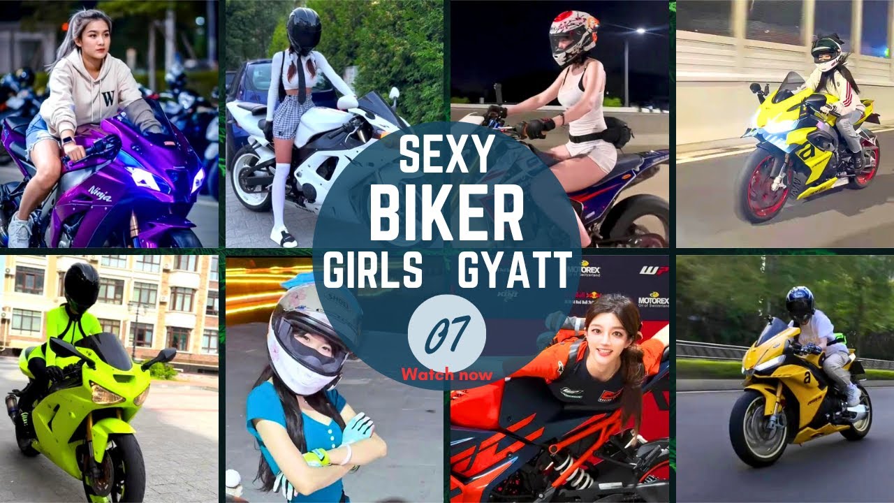 Biker Girl Sexy Gyatt 🏍️💨Bike Lady 😍 Hot Biker Women Gyat - YouTube