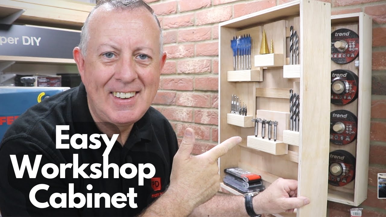 How to Build an Easy Workshop Cabinet - YouTube