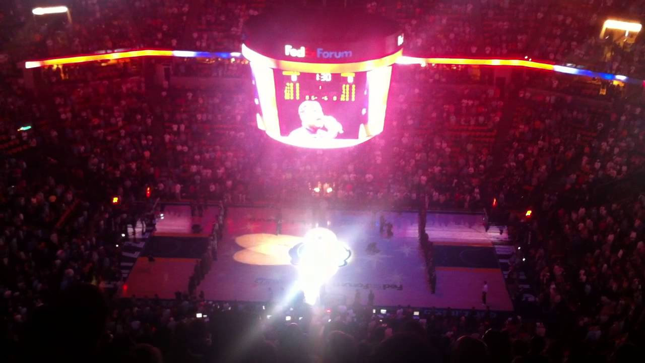 Rick Trotter Sings Natl Anthem before Game 3 vs Thunder - YouTube