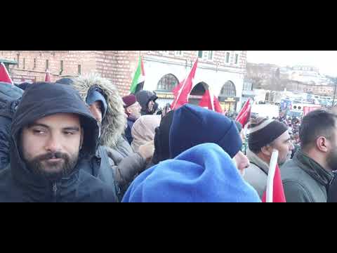 1 OCAK 2026 FİLİSTİN'E DESTEK MİDİNGİ