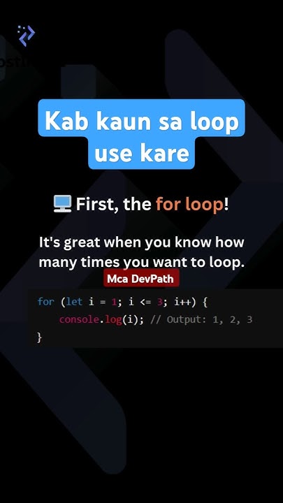 what is loops in java | how to use loops in javascript #coding #javascript - YouTube