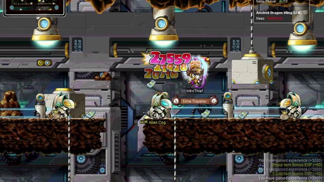 Old shadower class (MapleStory 2012 - Alien base area) - YouTube