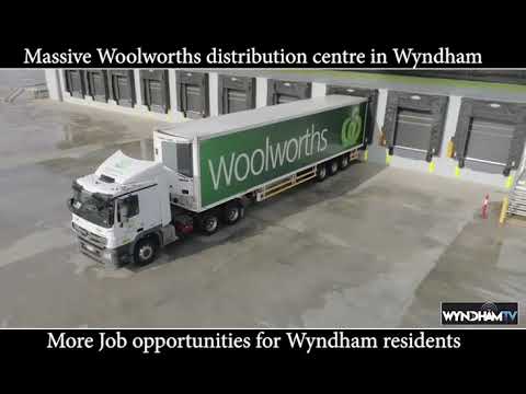 Woolworths to build a massive distribution centre in Wyndham - YouTube