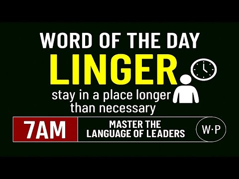 How to Make Your Words Linger in Every Mind | Word #15 | Master Public ...