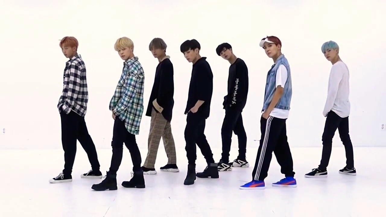 BTS DNA dance practice - YouTube