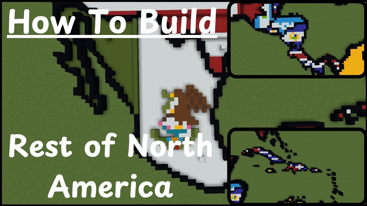 How To Build A Mini Scale World Map pt.33 Rest Of North America - YouTube