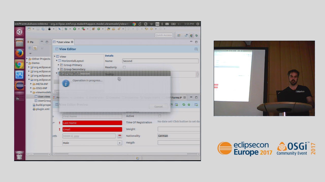 Help your users to enter data correctly and easily with EMF Forms - YouTube