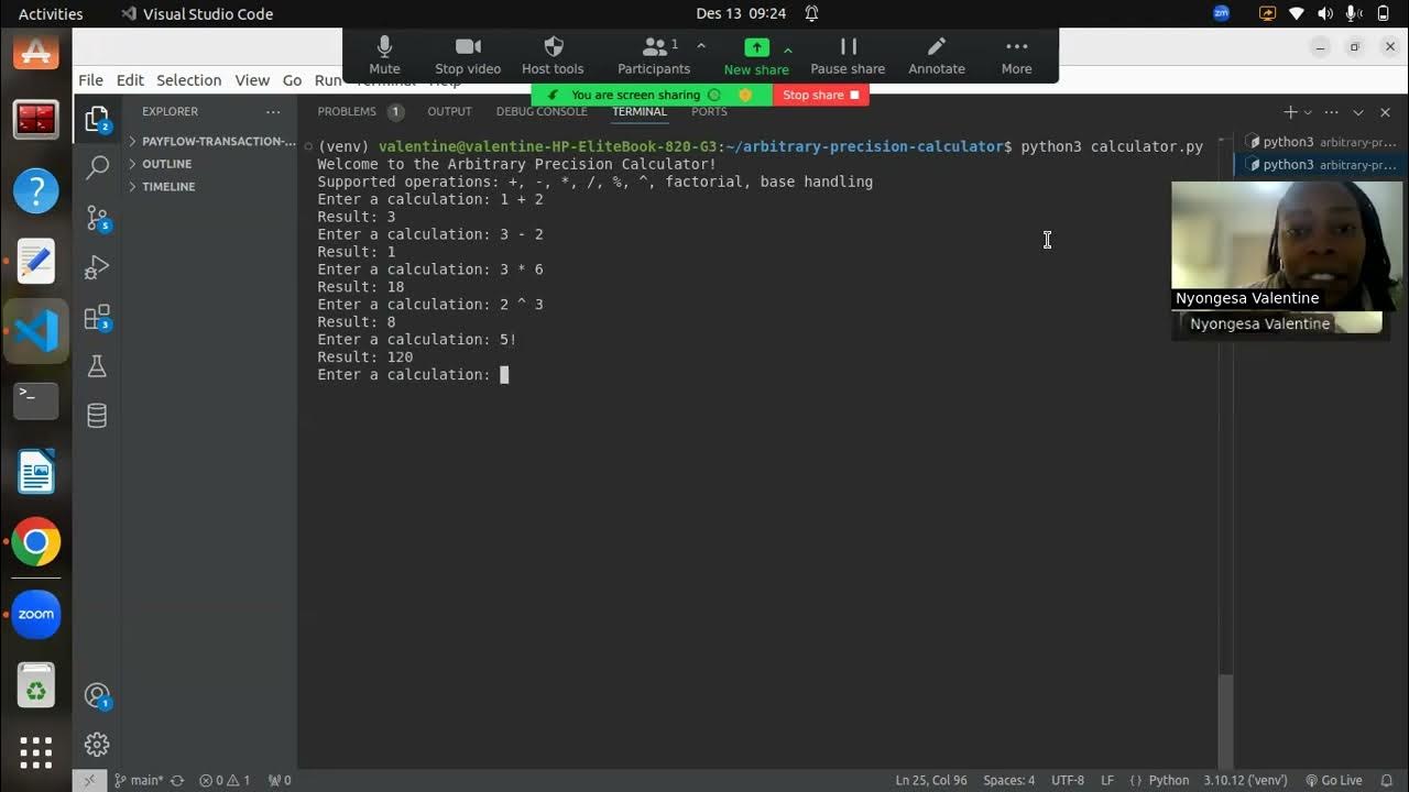 Arbitrary Precision Calculator - YouTube