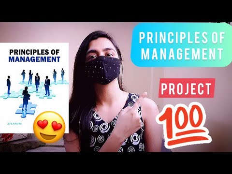 Project- Principles of Management & How to make Questionnaire - YouTube